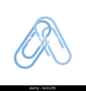paperclip emoji symbol sign icon vector illustration Stock Vector Image ...