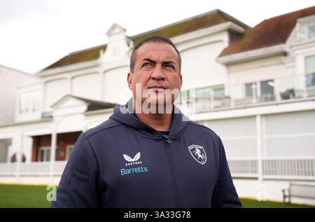 Kent head coach Adam Hollioake during a media day at The Spitfire ...