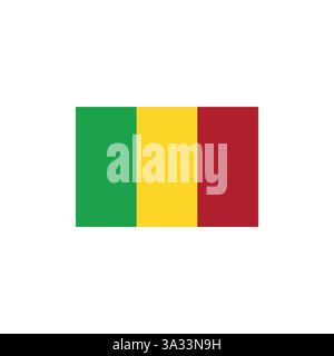 mali flag emoji symbol sign icon vector illustration Stock Vector Image ...