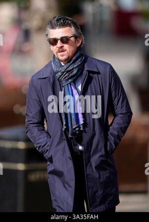 Jeremy Vine arrives at Liverpool Crown Court, where Joey Barton is ...