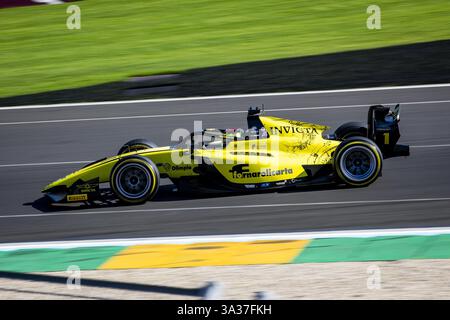 01 FORNAROLI Leonardo (ita), Invicta Racing, Dallara F2 2024, action ...