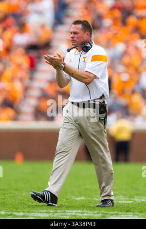 Arkansas State coach Butch Jones reacts after a play against Arkansas ...