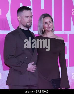London, UK. Danny Boy Hatchard and Kerry Scouler at the Paul Strank ...