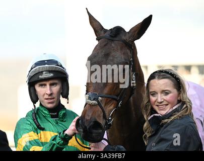 Mark Walsh after winning the Boodles Cheltenham Gold Cup Chase aboard ...