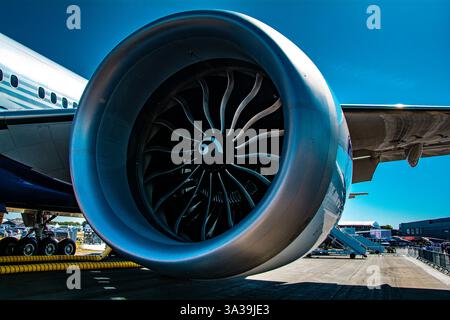 General Electric GE9X Engine used to power the new Boeing 777X (777-9 ...