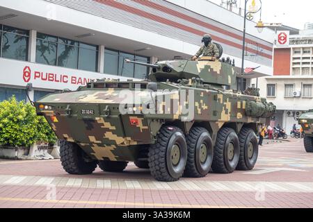 Malaysian Army Deftech AV8 Gempita armored vehicle. camouflage pattern ...
