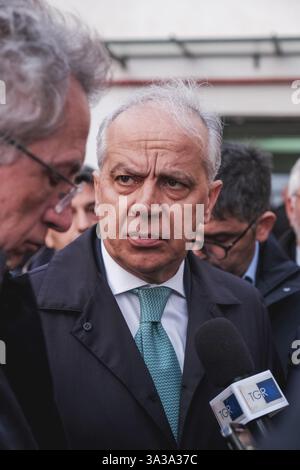 Italy: Campi Flegrei The Mayor of Naples Gaetano Manfredi During ...