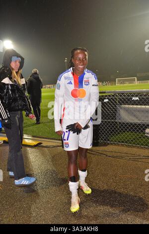 Vicki Becho from OL during the Women's French championship, Arkema ...