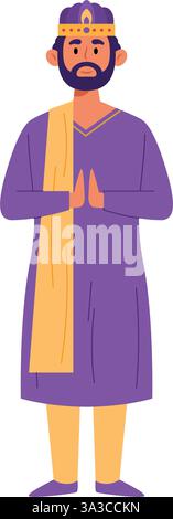 indian king attire Stock Vector Image & Art - Alamy