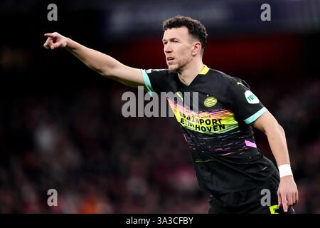 EINDHOVEN - Ivan Perisic of PSV Eindhoven during the friendly match ...