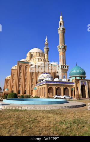 most famous mosque in the city of Erbil, Arbil, Kurdistan Region of ...