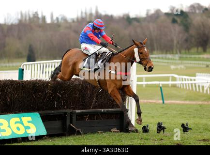 Mr Vango ridden by Jack Tudor on their way to winning the JenningsBet ...