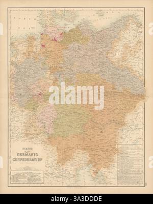 States of the Germanic Confederation. Germany Austria Czechia. SWANSTON ...
