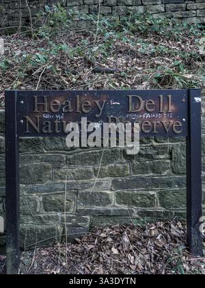 Healey Dell Viaduct in Healey Dell Nature Reserve in the Spodden Valley ...