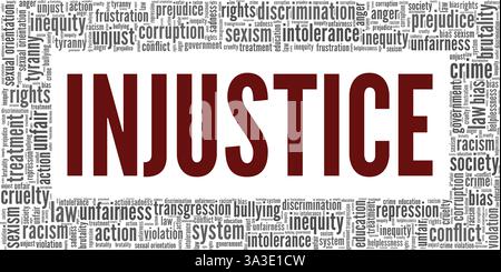 Oppression word cloud concept. Collage made of words about oppression ...