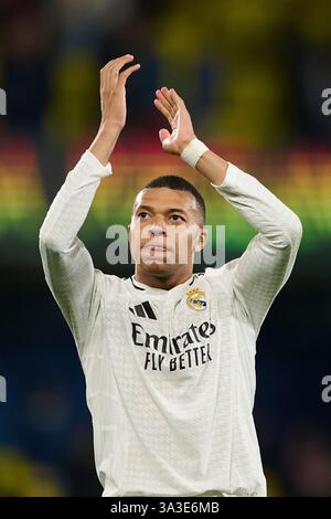 Kylian MBAPPE of Real Madrid celebrates his goal during the Spanish ...