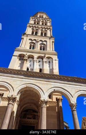 Cathedral of Saint Domnius inside Diocletian's Palace in Split, Croatia ...