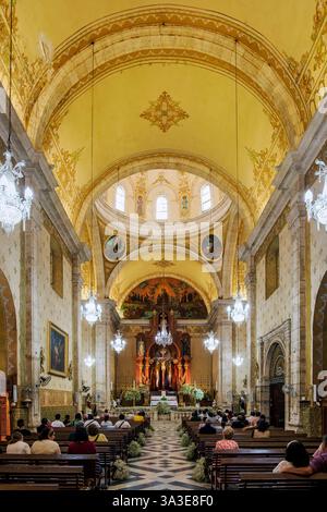The Rectory Jesus Third Order Church, interior, Merida, Yucatan State ...