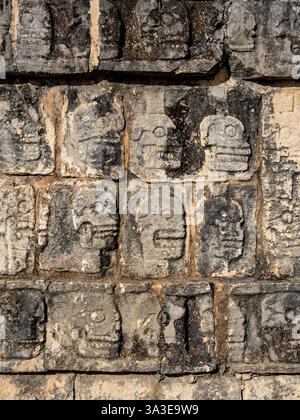 The Skull Platform, Chichen Itza archeological site, Yucatan, Mexico ...