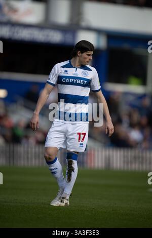 Queens Park Rangers' Ronnie Edwards in action during the Sky Bet ...