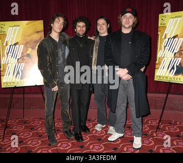 Ny. 15th Mar, 2025. Jack Irv, Dario Yazbeck Bernal, Galen Core, Olmo ...