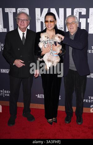 Ny. 15th Mar, 2025. Barry Levinson, Robert De Niro, David Zaslav, Irwin ...