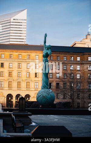 Fountain of Eternal Life statue in Cleveland, Ohio Stock Photo - Alamy
