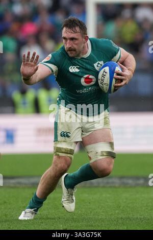 Jack Conan of Ireland during the 2025 Guinness 6 Nations match Wales vs ...