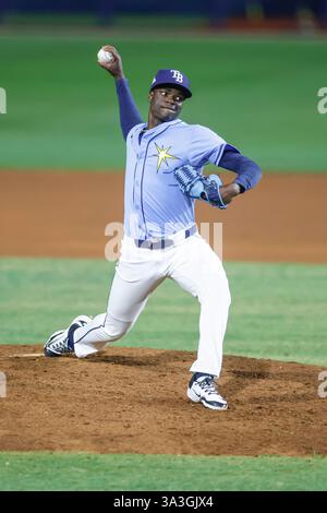 Tampa Bay Rays pitcher Gary Gill Hill (36) during an MiLB Spring ...