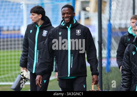 Dominic Iorfa #6 of Sheffield Wednesday arrives ahead of the Sky Bet ...