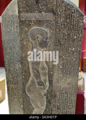 Cairo, Egypt, February 1 2025: Dwarf Seneb with his wife (2400-2500 BC ...