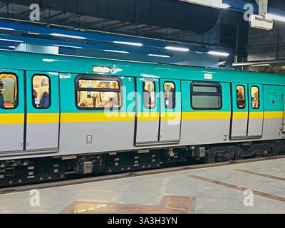 Cairo, Egypt, February 17 2025: The third line of The Cairo tunnel ...