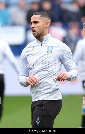 3, Max Lowe of Sheffield Wednesday at warm up during the Sky Bet ...