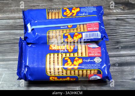 Cairo, Egypt, January 21 2025: AlMarai natural yoghurt full fat, Almarai company is a Saudi ...