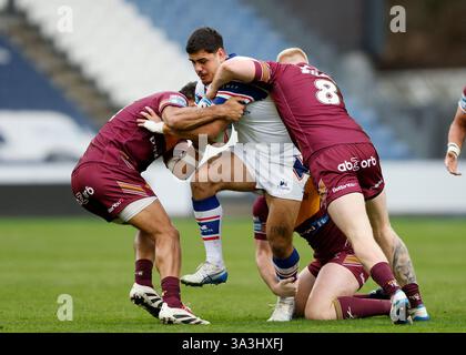 Caleb Hamlin-Uele of Wakefield Trinity during the Betfred Super League ...