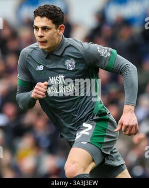 Cardiff City's Yousef Salech during the Vertu Trophy Southern Group A ...