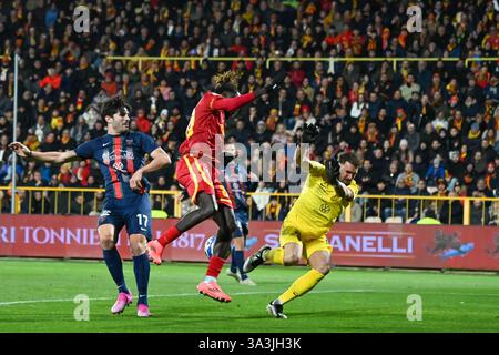 Catanzaro, Italy. 16th Mar, 2025. Mamadou Coulibaly celebrate during US ...