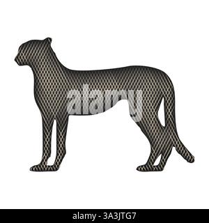 Illustration of a white tiger lying down peacefully Stock Vector Image ...