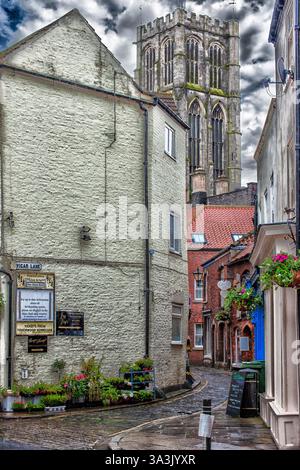 Howden Street scene, Vicar Lane, Howden, East Riding of Yorkshire ...