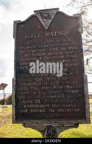 Santee Wildlife Refuge, Indian Mound and Fort Watson, Santee, South ...