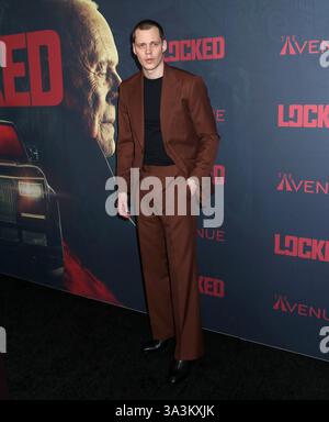 BILL SKARSGARD in LOCKED (2025), directed by DAVID YAROVESKY. Credit ...