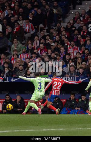 Alejandro Balde of FC Barcelona during the La Liga EA Sports match ...