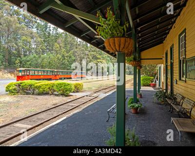 The old Pemberton railway station Stock Photo - Alamy