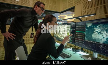 MICHAEL FASSBENDER in BLACK BAG (2025), directed by STEVEN SODERBERGH ...