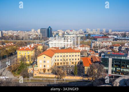 Panoramic view of Plovdiv, Bulgaria from Nebet Tepe Stock Photo - Alamy
