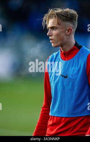 Lyngby, Denmark. 16th Mar, 2025. FC Nordsjaellands Sindre Walle Egeli ...