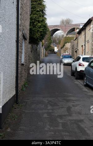 Bath Road Viaduct from Cowl Street, Shepton Mallet, Somerset, England ...