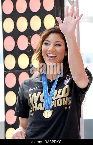 Hope Solo on NBC's 'Today' at Rockefeller Plaza in New York City - 10 ...