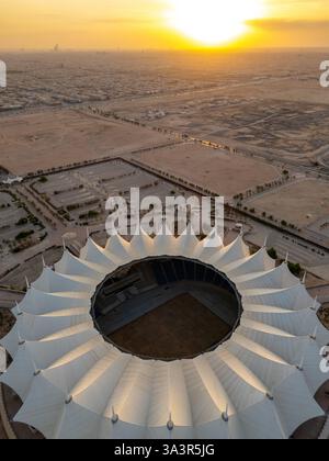Aerial View of Riyadh Stadium Sunrise Stock Photo - Alamy