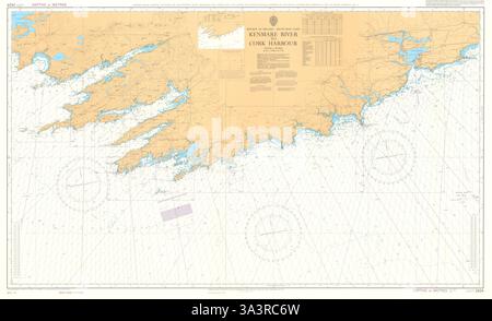 Ireland. Kenmare River - Cork Harbour. Admiralty chart #2424. 1981 ...